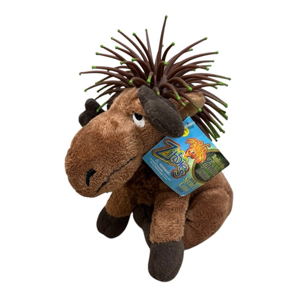 Toys | Nwt Zibbies Sitra The Moose Secret Code Plush Toy Vintage | Poshmark